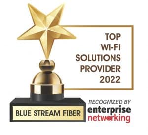Blue Stream Fiber Named a Top WiFi Solutions Provider